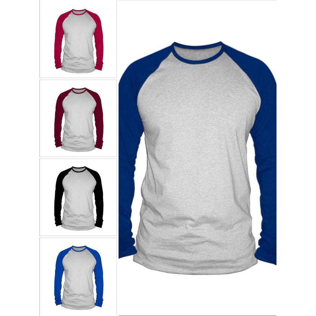Jual kaos raglan/kaos raglan pria/ wanita/kaos raglan lengan panjang ...