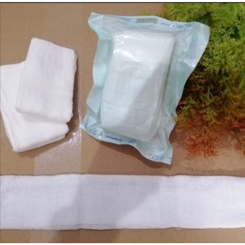 Jual Kasa steril bedah 28cm x 5cm isi 5 pcs | Shopee Indonesia