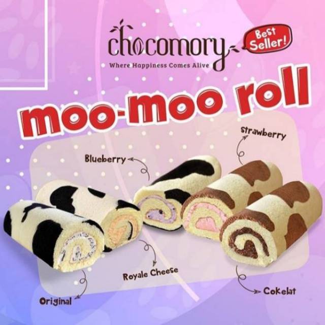 MOO MOO ROLL CHOCOMORY | Shopee Indonesia