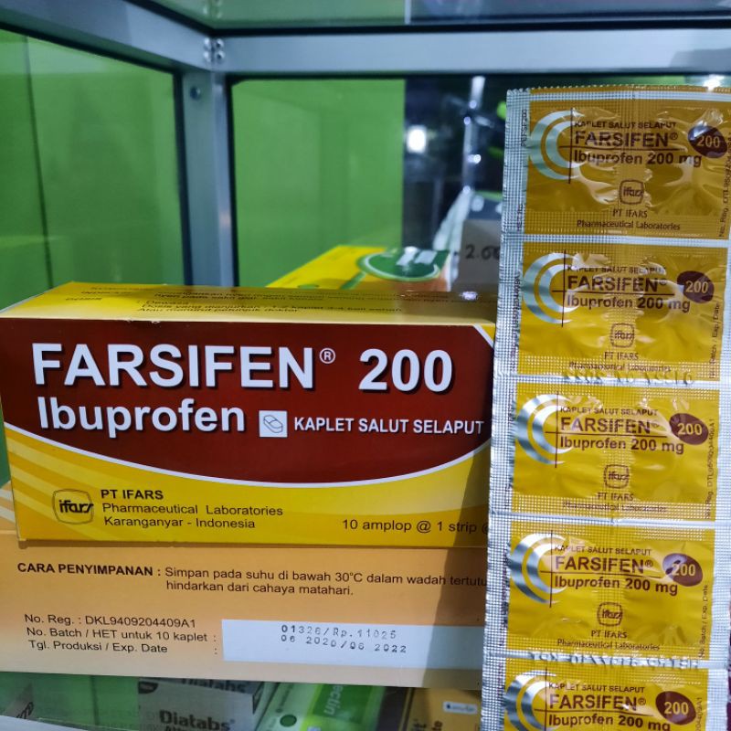 Jual Farsifen 200 || Farsipen 200 || Ibu profen 200 1 strip 10 tab ...