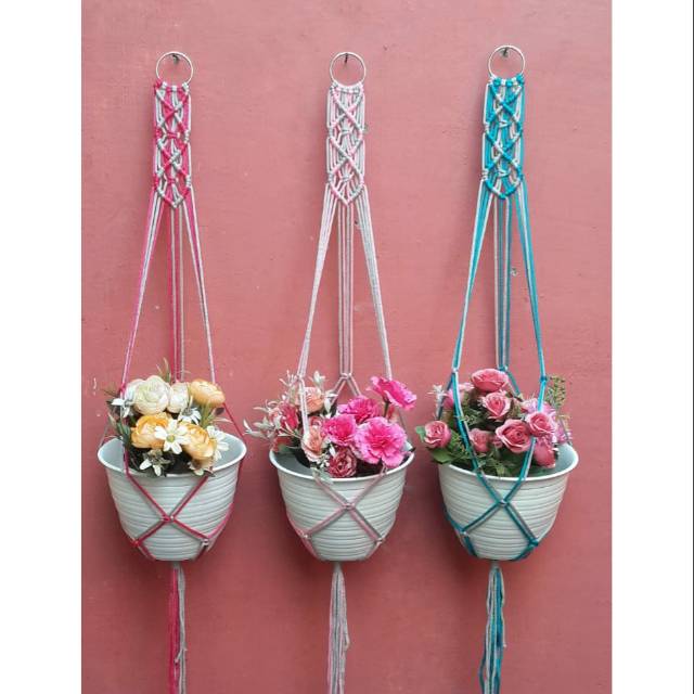 26+ Contoh Gantungan Bunga Dari Tali Kur Kekinian - Informasi Seputar ...