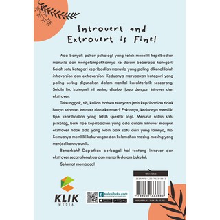Jual Buku Introvert and Extrovert is Fine (C-Klik Media) | Shopee Indonesia
