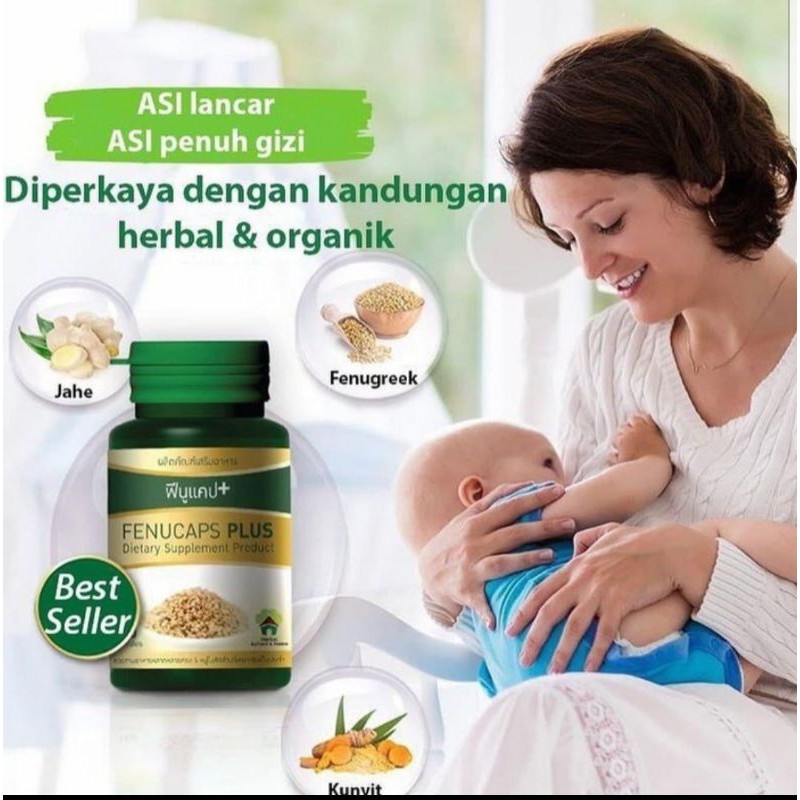 Jual MAKASSAR - Fenucaps Plus Asi Booster ( Pelancar Asi Ibu ) | Shopee ...