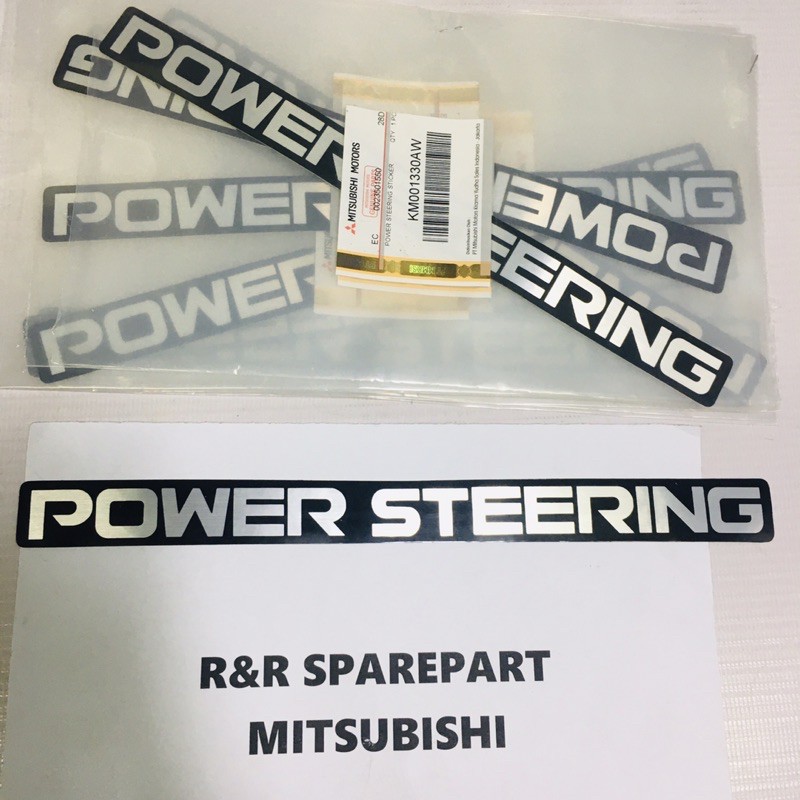 Jual Stiker power steering L300 Original 100% Mitsubishi KM001330AW ...