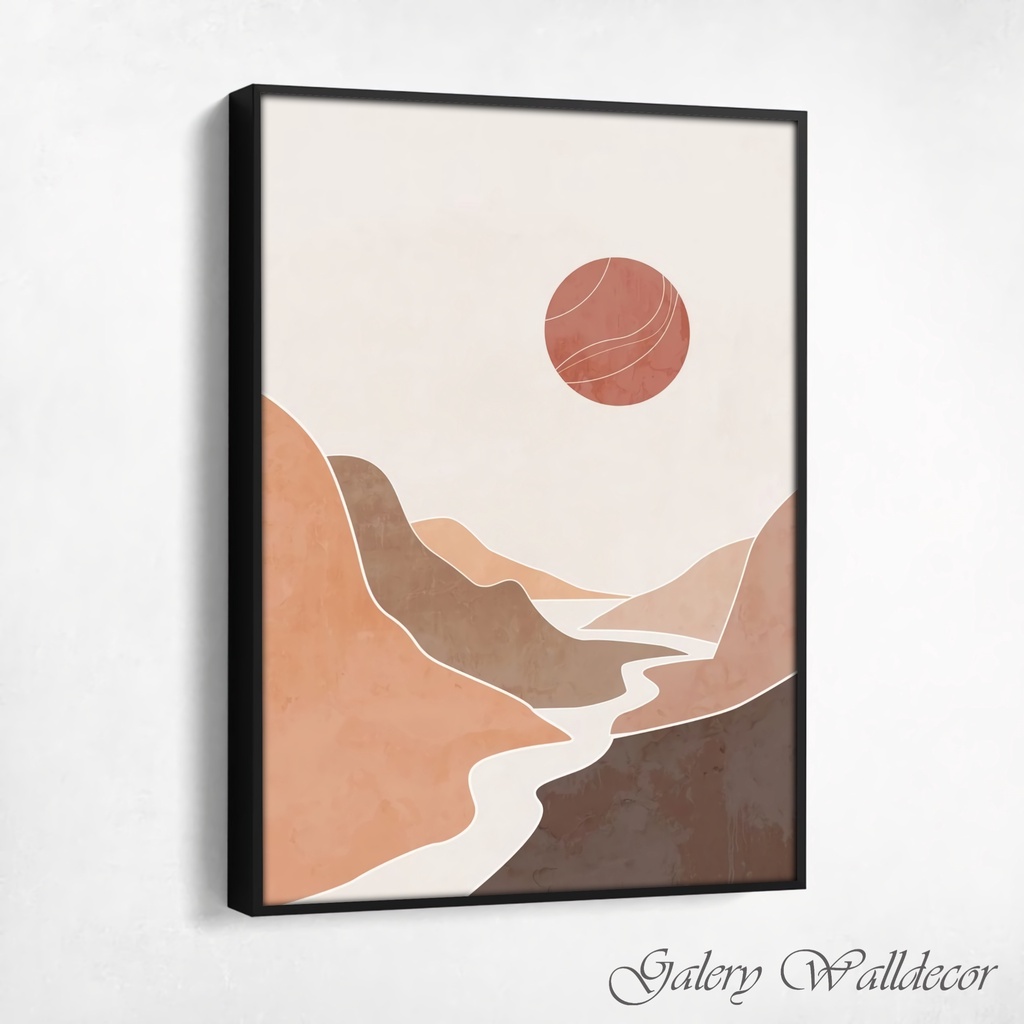 Jual Frame Blok Aesthetic Poster Pegunungan A4 | Shopee Indonesia