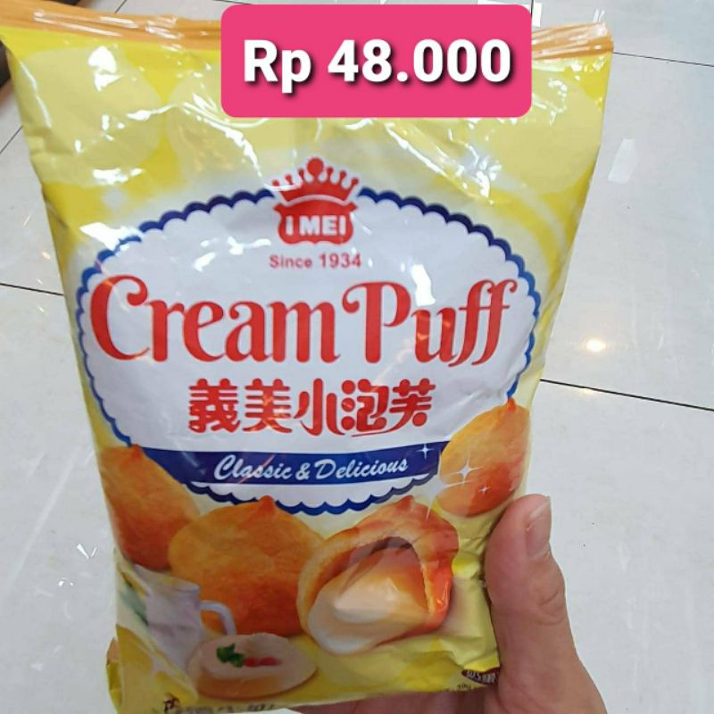 Jual I MEI Cream Puff Taiwan MILK FLAVOR | Shopee Indonesia