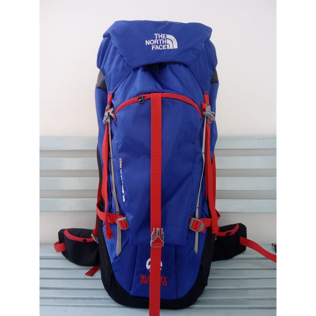 Jual Carrier tnf elektra 50L upto 60L biru turkis | Shopee Indonesia