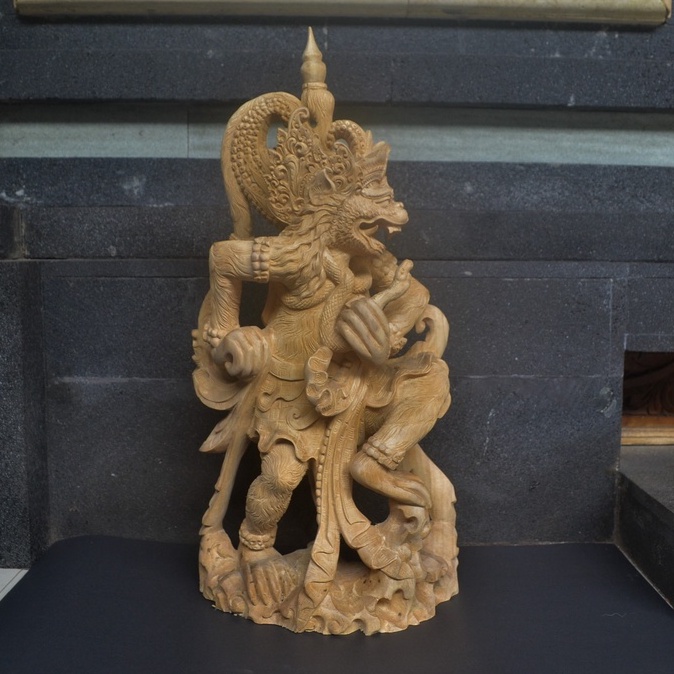 Jual Patung Kayu Hanuman Buatan Tangan Bali Ukuran 49 cm x 23 cm x 11 ...