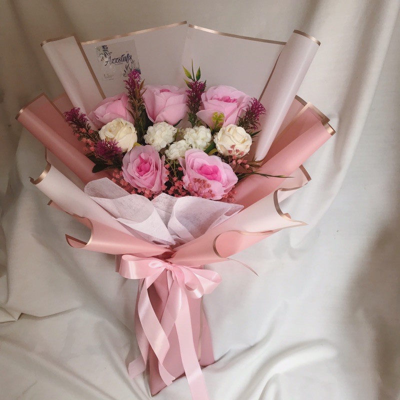 Jual big bouquet artificial flo | bouquet bung palsu | buket bunga plsu ...