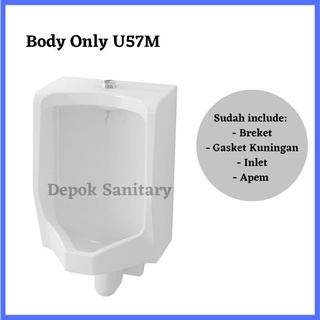 Jual URINAL TOTO U57M U57 / URINAL TOTO U57M PLUS T60P SET LENGKAP ...