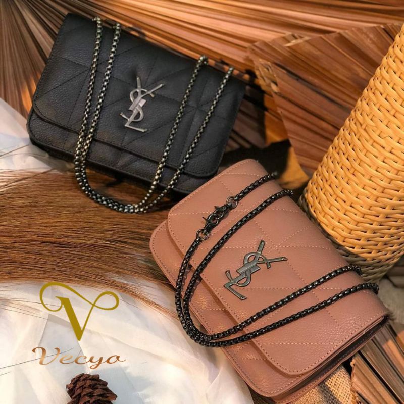 Jual Tas Cewek Kekinian Tas Wanita Elegan Tas Selempang Cewek Tali Rantai Sling Bag Shoulder ...