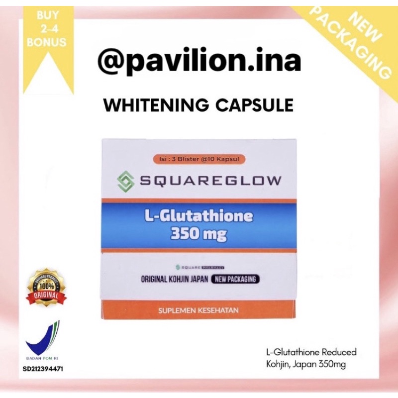 Jual L-GLUTATHIONE REDUCED KOHJIN JAPAN 100% ORIGINAL BPOM | Shopee ...