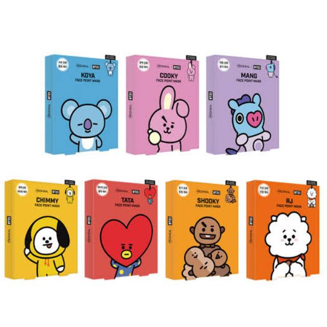 Jual MEDIHEAL BT21 Face Point Facial Mask | Shopee Indonesia