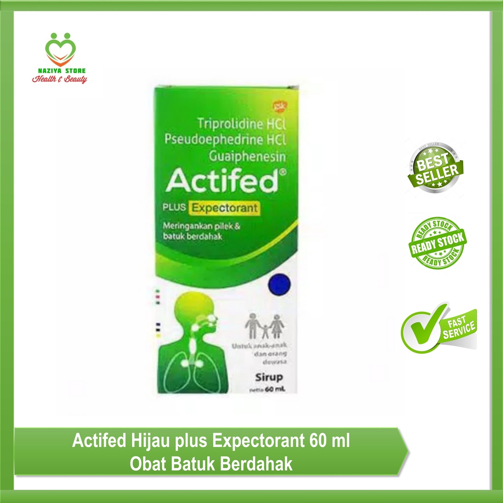 Jual Actifed Hijau 60 ml Obat batuk berdahak Obat Batuk berdahak Anak ...