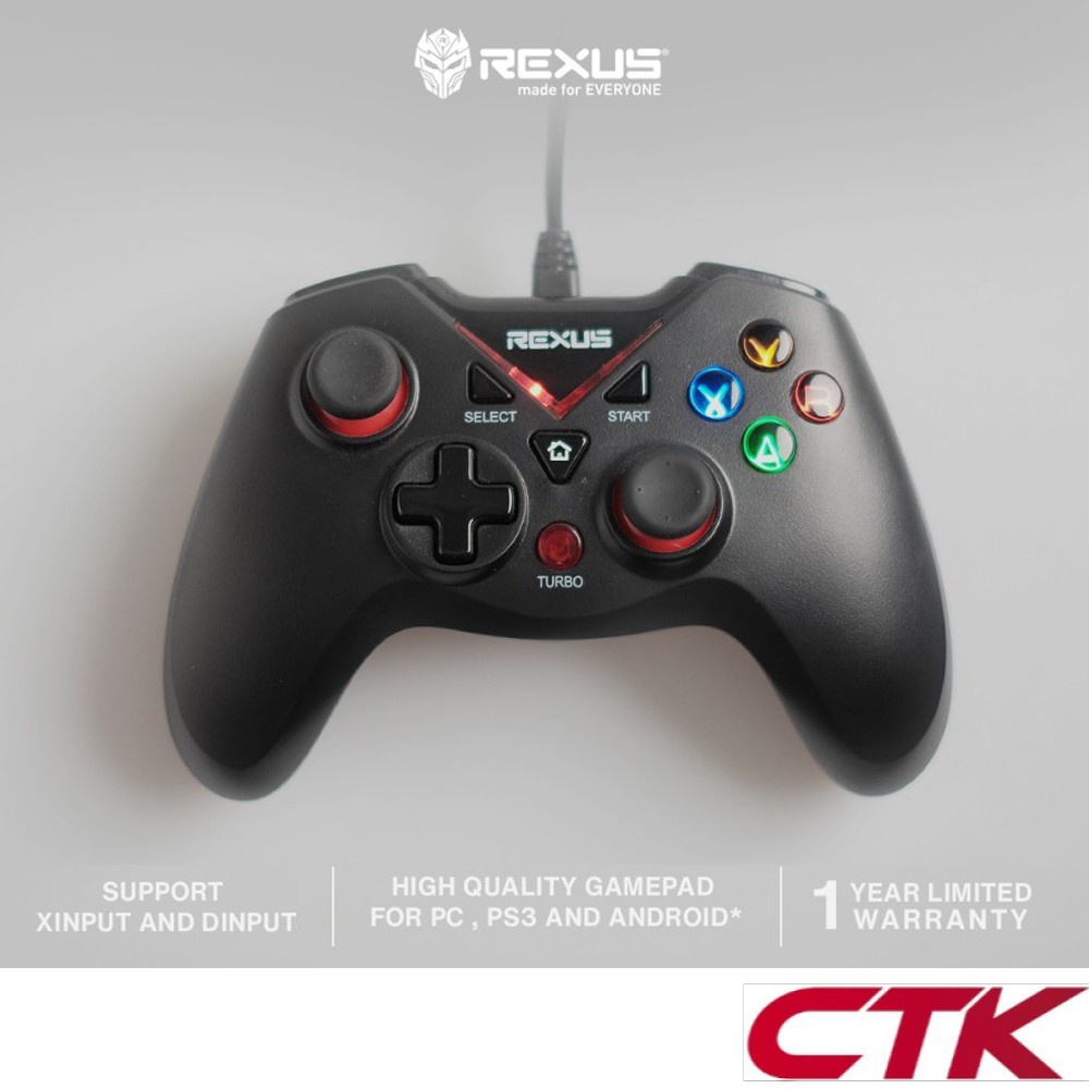 Jual Rexus Gladius GX2 Pro Stick Gaming Gamepad Controler USB PC ...