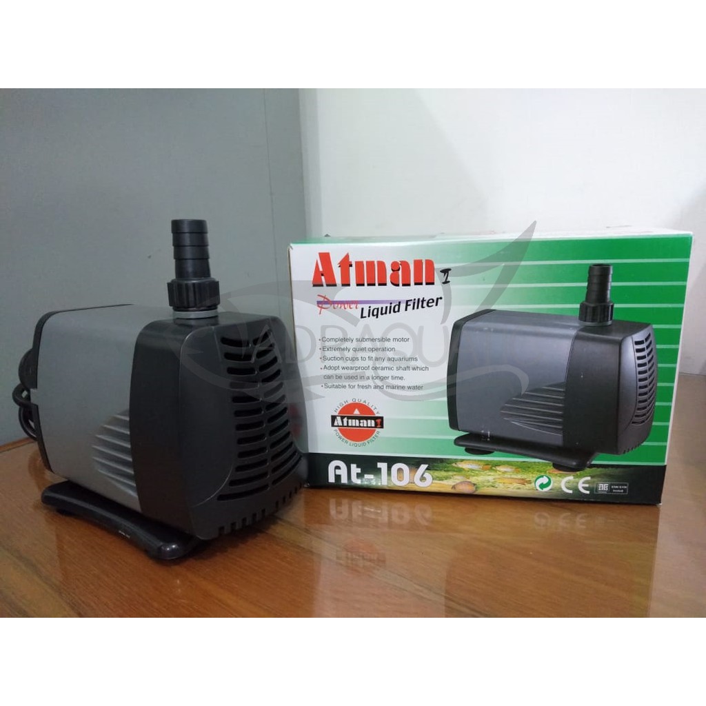 Jual ATMAN AT-106 POWER HEAD LIQUID FILTER POMPA AIR CELUP FILTER ...