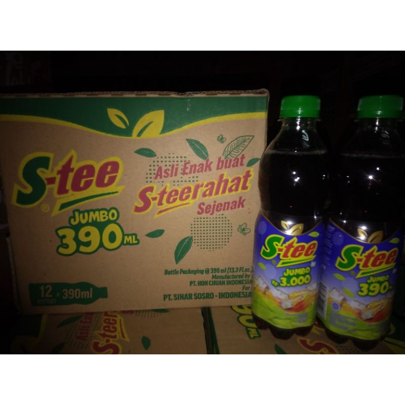 Jual S-TEE BOTOL PLASTIK 390 ML khusus gojek | Shopee Indonesia