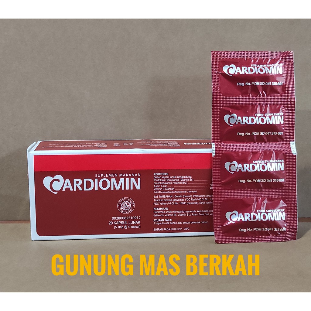 Jual Cardiomin kapsul - untuk Kesehatan Jantung | Shopee Indonesia