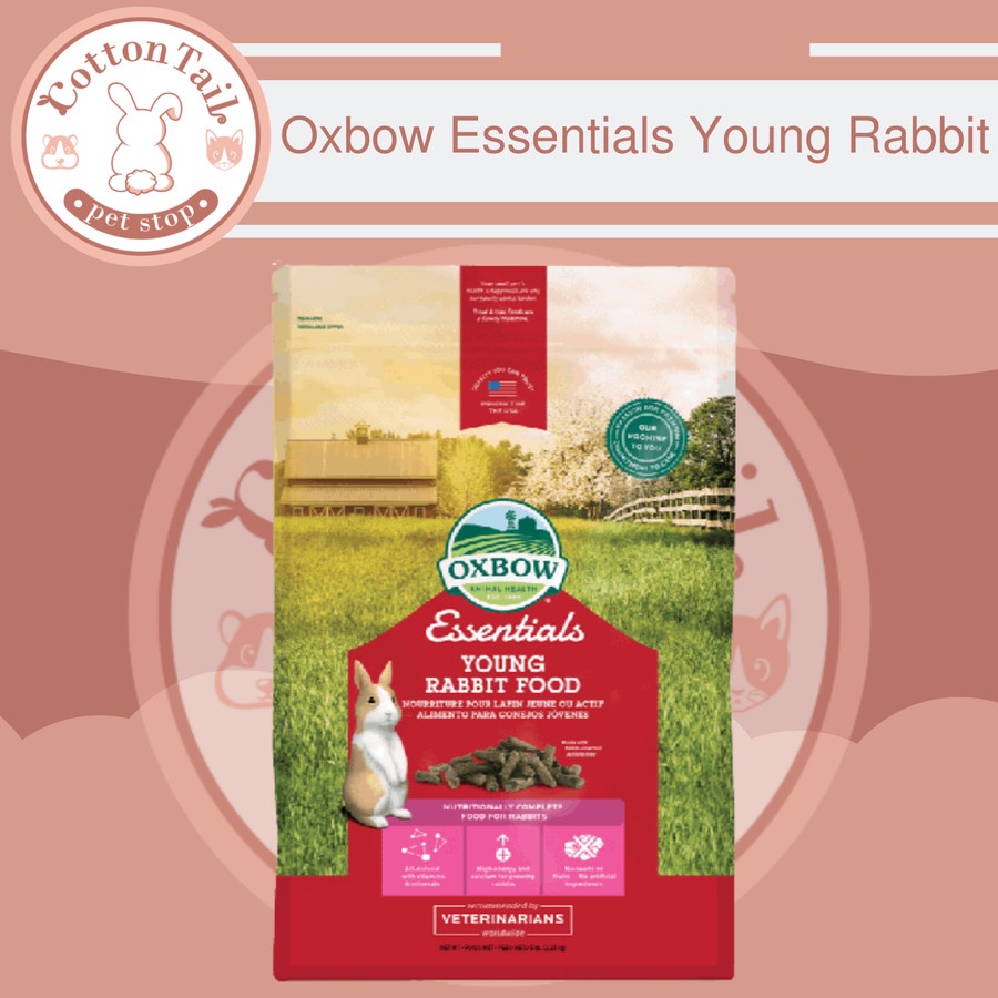 Jual Oxbow Essentials Young Rabbit Food 5 lb / Makanan Kelinci Premium ...