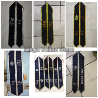 Jual (SEHARI JADI) SELEMPANG SASH WISUDA CUSTOM SELEMPANG LEHER CLASS ...