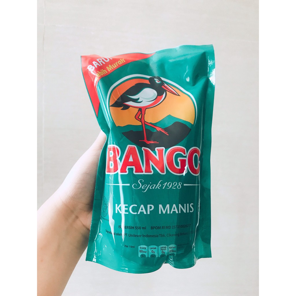 Kecap Bango 550ml / Kecap Manis Bango Refill Besar / Kecap Bango 550 ml ...