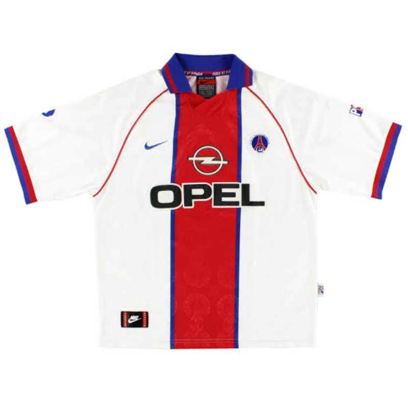 Jual Jersey Retro PSG 1996 1997 Away Full Printing Custom | Shopee ...