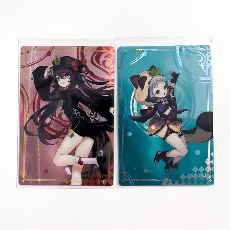 Jual HU TAO & SAYU GENSHIN IMPACT BANDAI WAFER CARD VOL 2 | Shopee ...