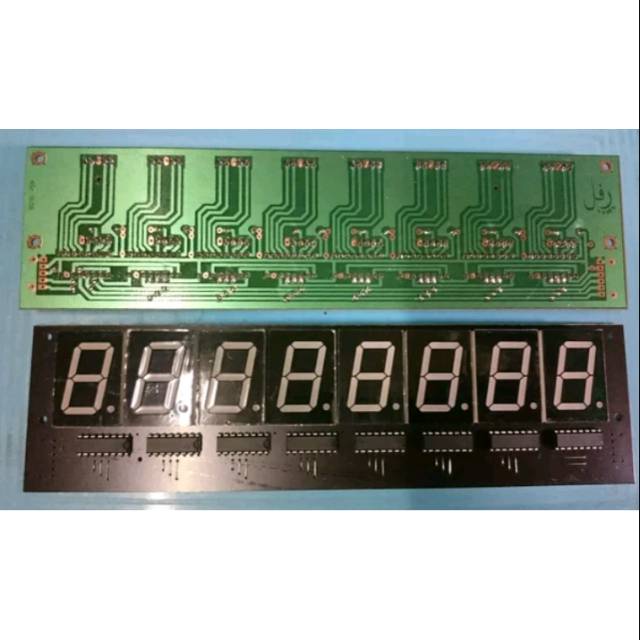 Jual Modul Kit Seven 7 Segment 1 Inch 8digit Ic 74hc595 | Shopee Indonesia