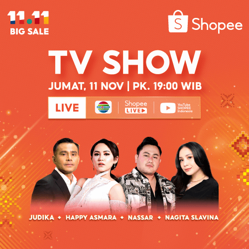 Shopee 11.11 Big Sale TV Show 2022 | Promo Brand Diskon s/d 85%