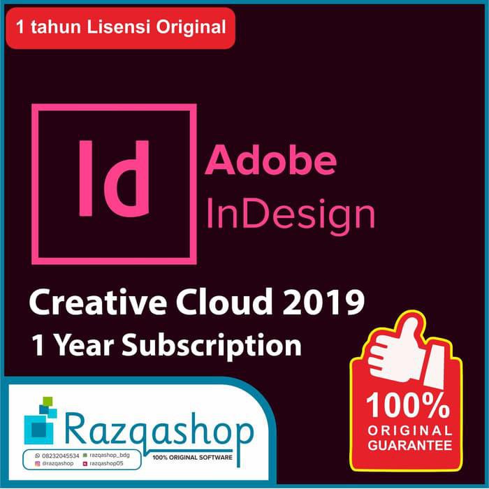 Jual ADOBE InDesign CC 2019 Anuall plan 1 tahun original | Shopee Indonesia