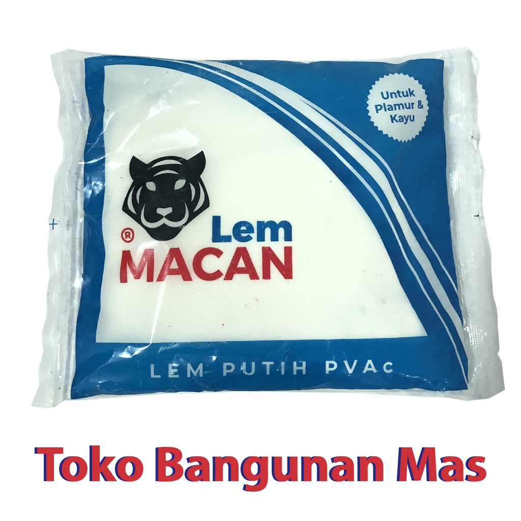 Jual LEM PUTIH MACAN - BIRU 350 GR / LEM PLAMIR MACAN - BUKAN LEM FOX ...