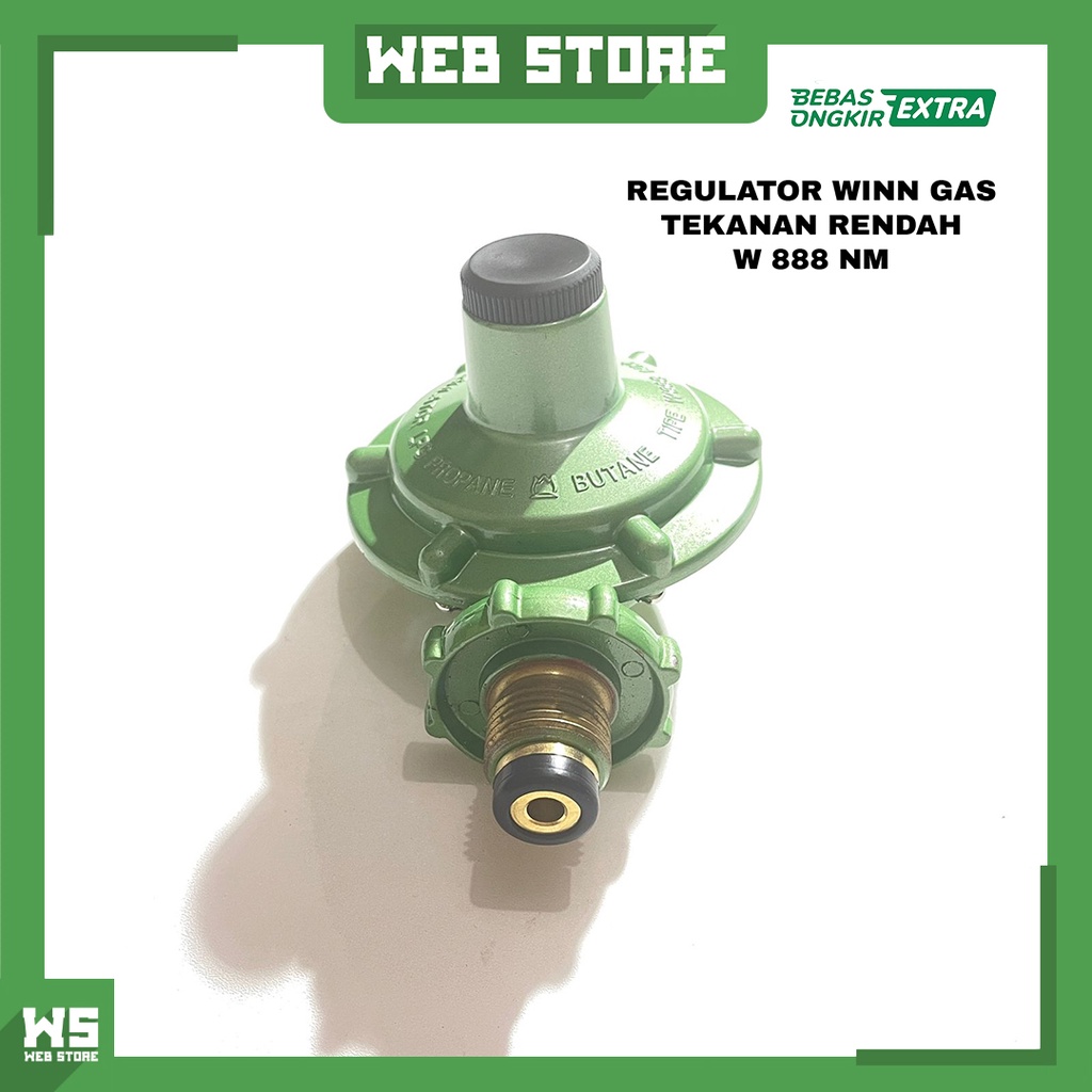 Jual Regulator Kompor Gas Tekanan Rendah LPG 50kg Winn Gas W888NM Non ...