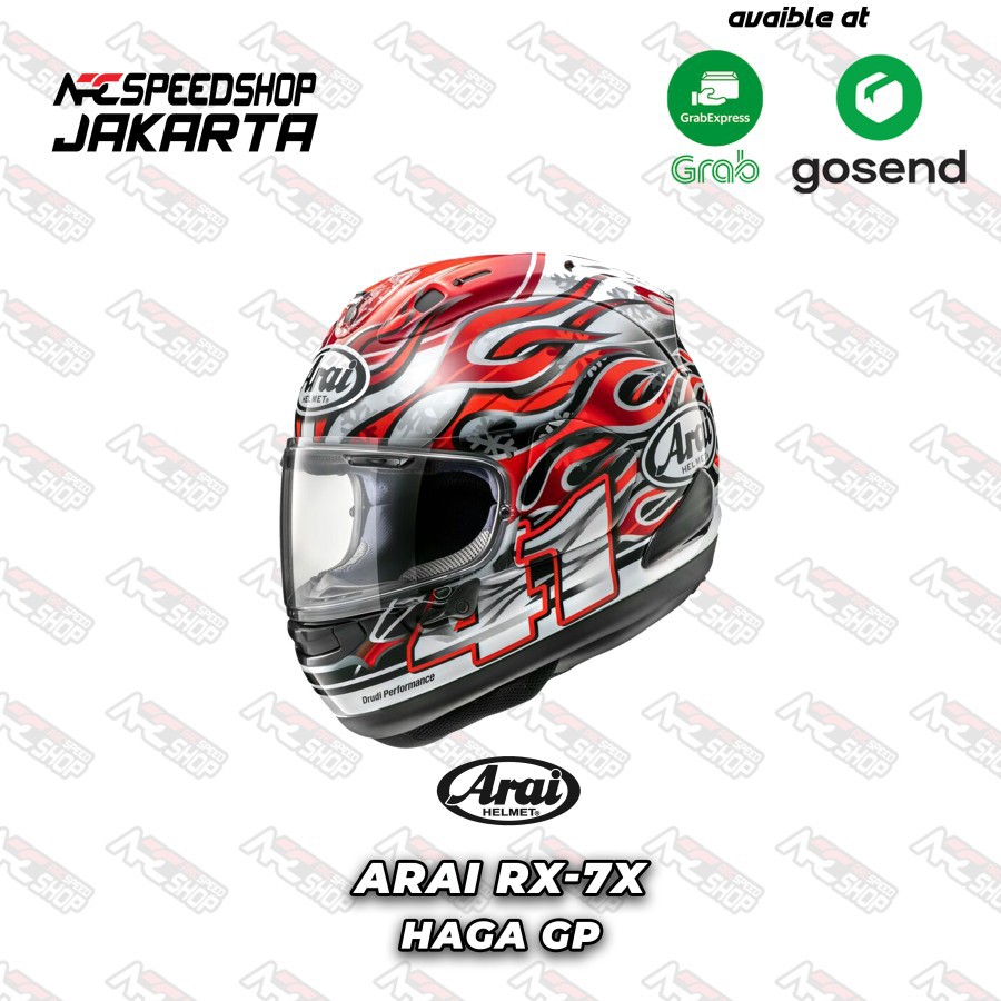 Jual Helm Full Face ARAI RX7X Haga GP - Helmet Motor RX-7X Indonesia|Shopee Indonesia