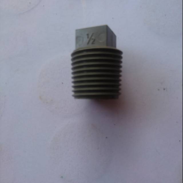 Jual Fluk 1/2 in tutup drat luar dop kran tutup keni sok drat pipa pvc ...