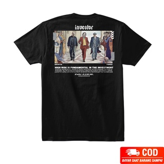 Jual Kaos Aesthetic Streetwear design Investor joker | Kaos Estetik ...