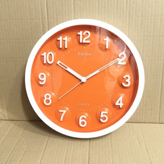 Jual jam dinding edison angka timbul sweep halus 30cm | Shopee Indonesia