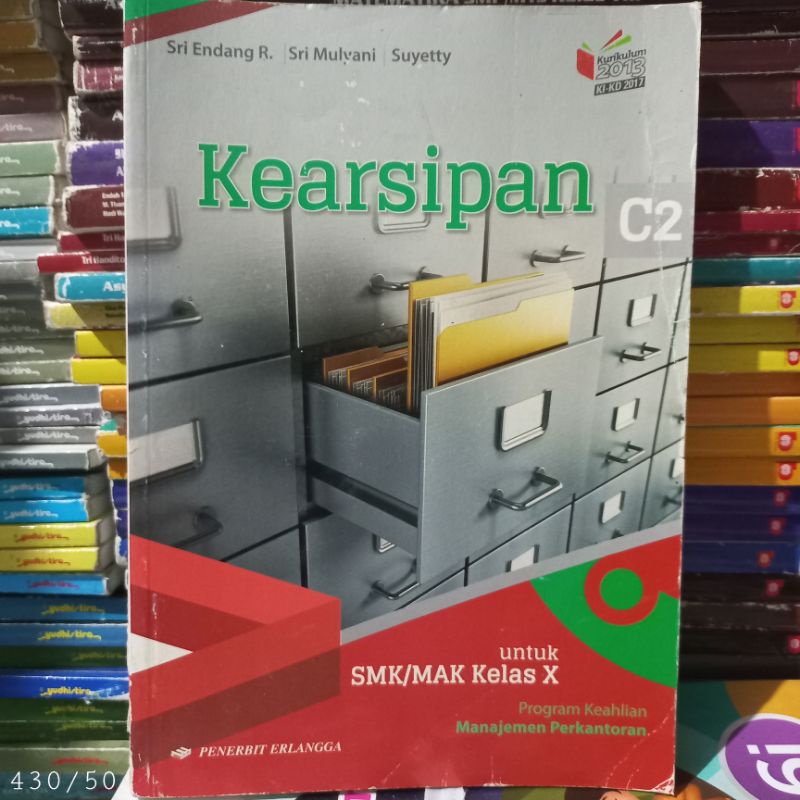 Jual BUKU BEKAS KEARSIPAN SMK KELAS 1 erlangga | Shopee Indonesia