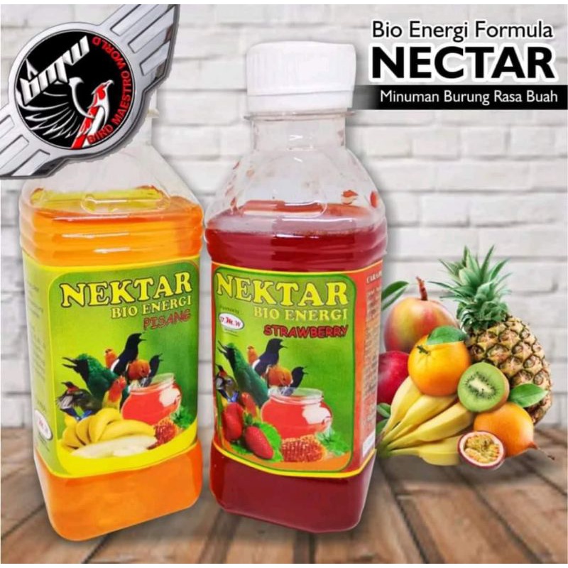 Jual MINUMAN BURUNG BIO ENERGI FORMULA NECTAR RASA BUAH/VITAMIN BURUNG ...