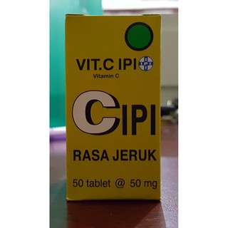Jual VITAMIN C IPI CIPI RASA JERUK ISI 50 TABLET | Penyembuh Sariawan ...