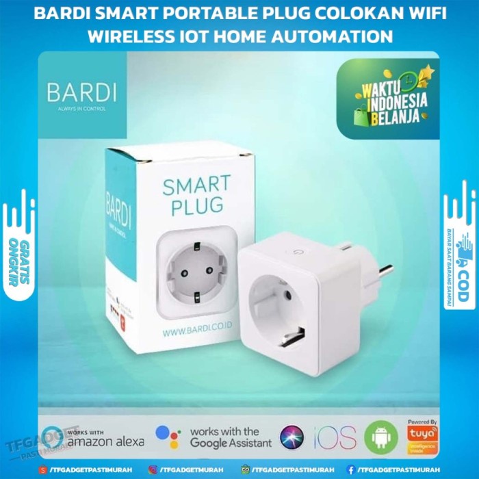 Jual BARDI Smart Portable Plug Colokan Listrik Wireless IoT Home ...