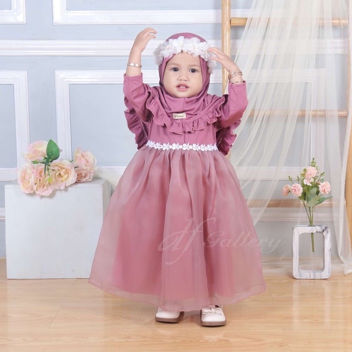 Jual Gamis bayi BIANCA size ABCD - dress bayi gamis baby gaun akikah ...