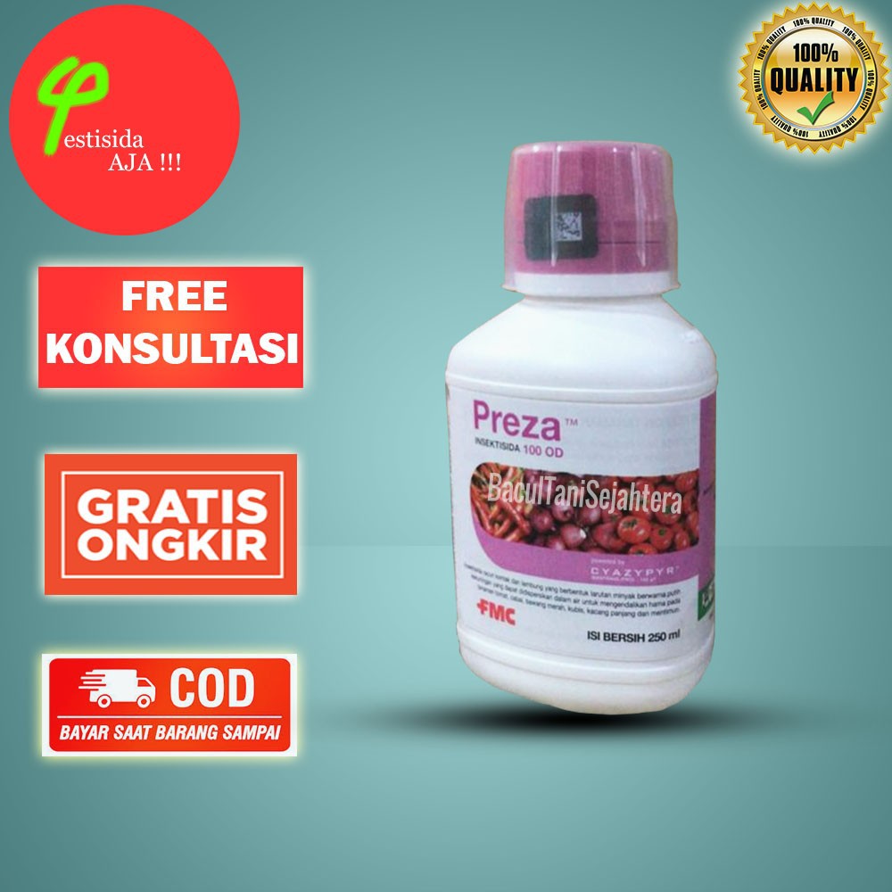 Jual PREZA 100 OD 250 ML INSEKTISIDA RACUN KONTAK DAN LAMBUNG PEMBUNUH ...