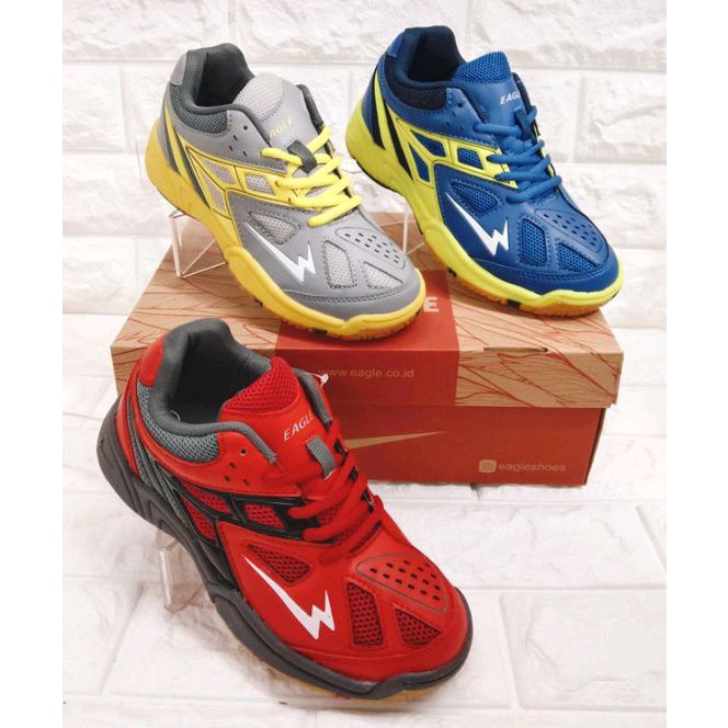 Jual SEPATU SPORT BADMINTON/VOLLEY ANAK EAGLE FLYINGCLOW JR TERBARU ...