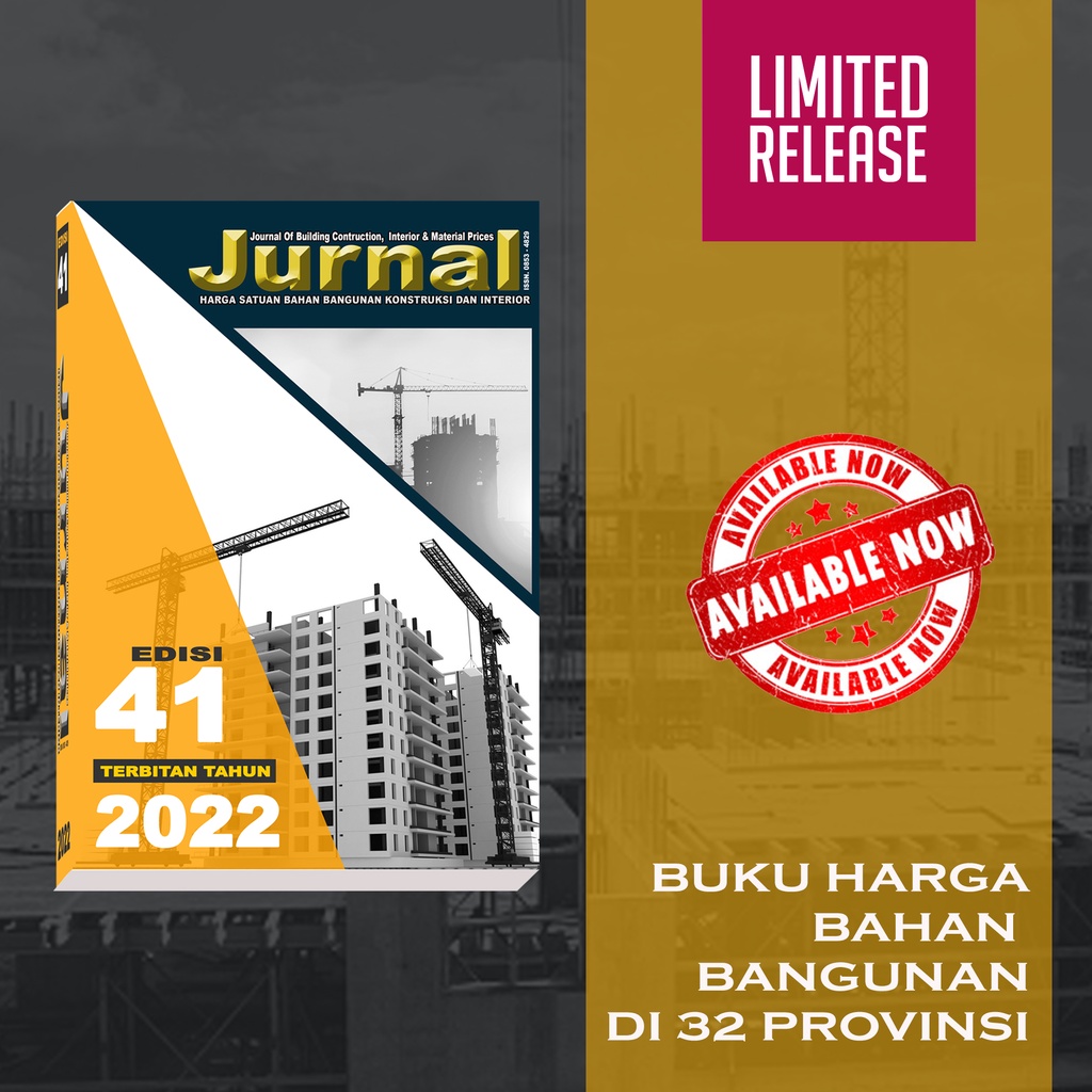 Jual Jurnal Bahan Bangunan Edisi 41 Tahun 2022 Indonesia|Shopee Indonesia