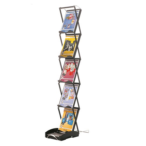 Jual Rak Brosur Portable Markbric Eropa. Swing Up with carrying bag ...