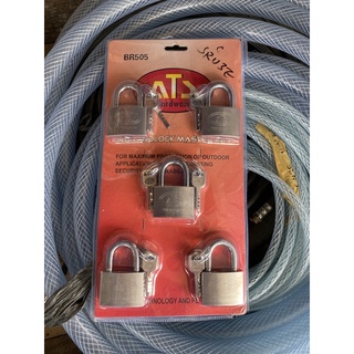 Jual Gembok Putih Master Key ATS uk 50mm isi 5pcs / Iron Padlock 50 mm ...