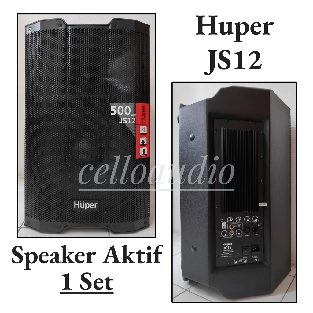 Jual Speaker Aktif 15" Huper JS12 Active Speaker 15 Inch JS 12 (1 Set ...
