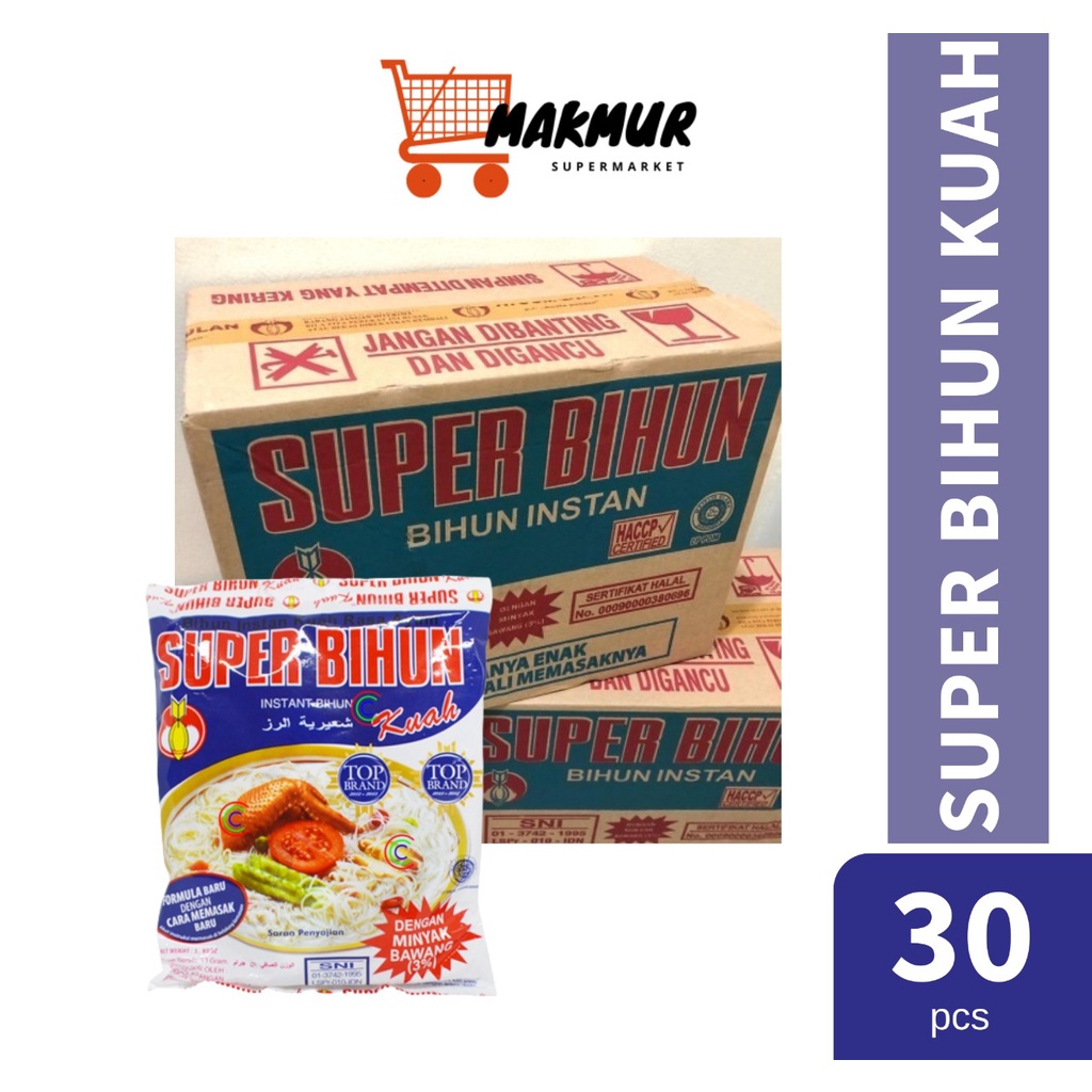 Jual Super Bihun Kuah 51 gram - 1 dus isi 30 pcs | Shopee Indonesia