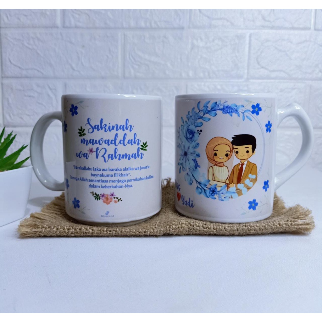Jual Mug Custom (Bisa Pakai Foto, Nama, dan Desain Sendiri) | Shopee ...