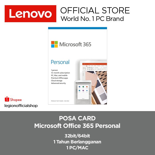 Jual Software Microsoft 365 Family POSA CARD Terbaru Murah Indonesia ...